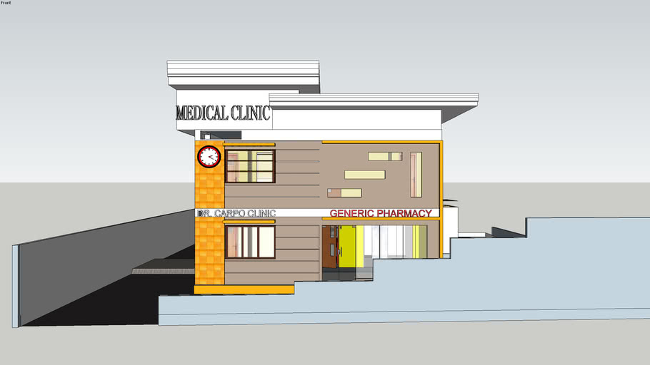 MEDICAL CLINIC FACADE | 3D Warehouse