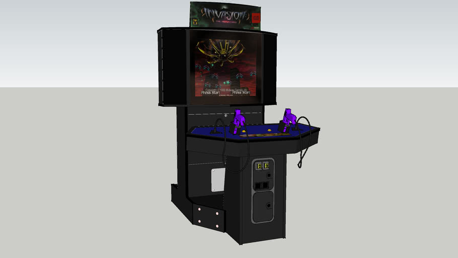 Invasion The Abductors Arcade Game Showcase Cabinet Warehouse