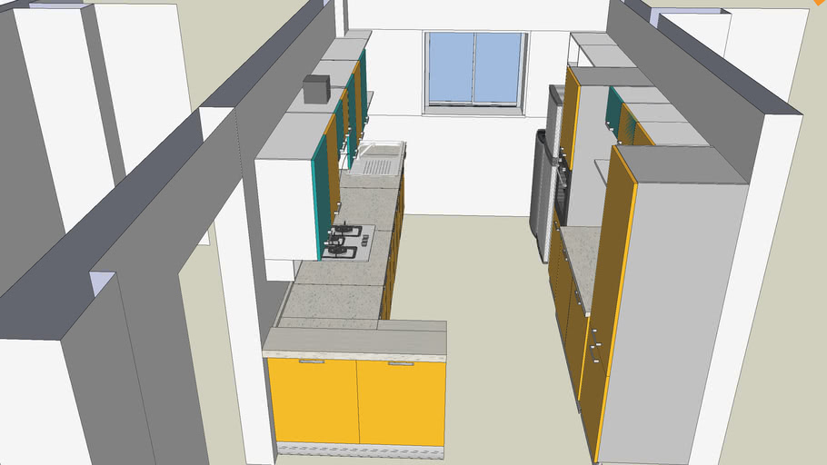 Modular Kitchen 201806 | 3D Warehouse