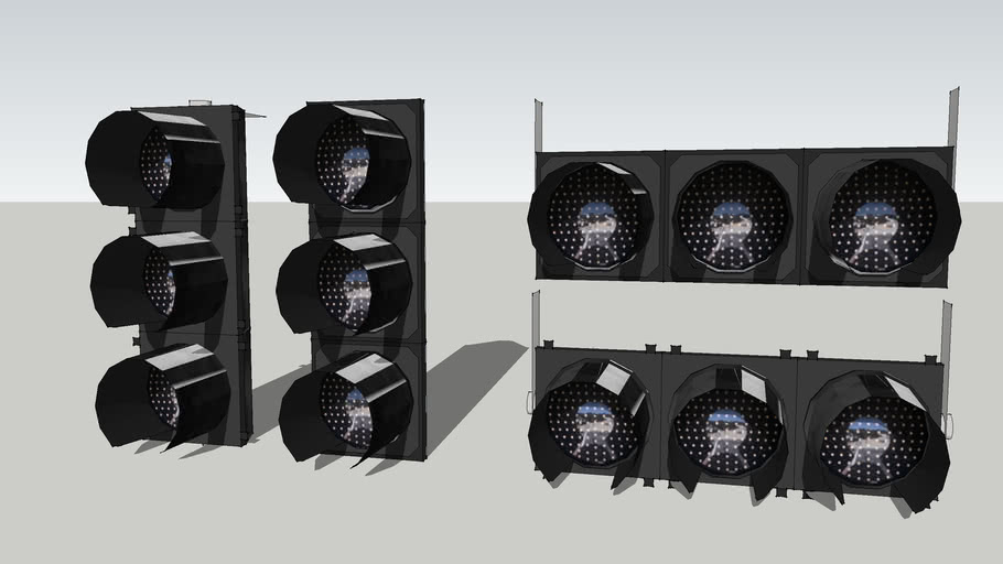 LED Korean traffic signals | 3D Warehouse