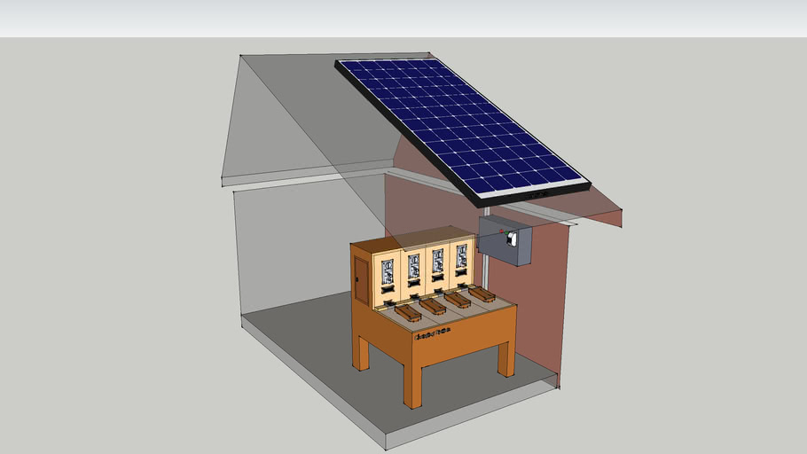 Solar Powered Charging Station | 3D Warehouse