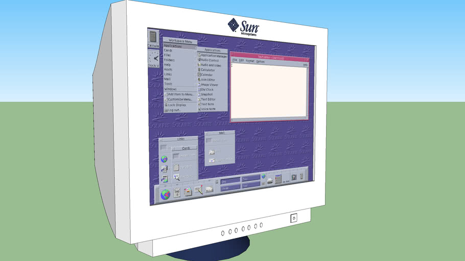 Sun Microsystems 21' CRT Monitor (X7149A) | 3D Warehouse