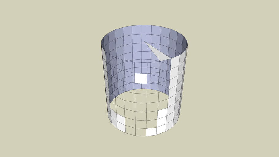 Quad mesh cylinder2 | 3D Warehouse