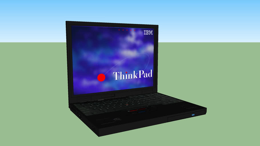 IBM ThinkPad 600 laptop computer | 3D Warehouse