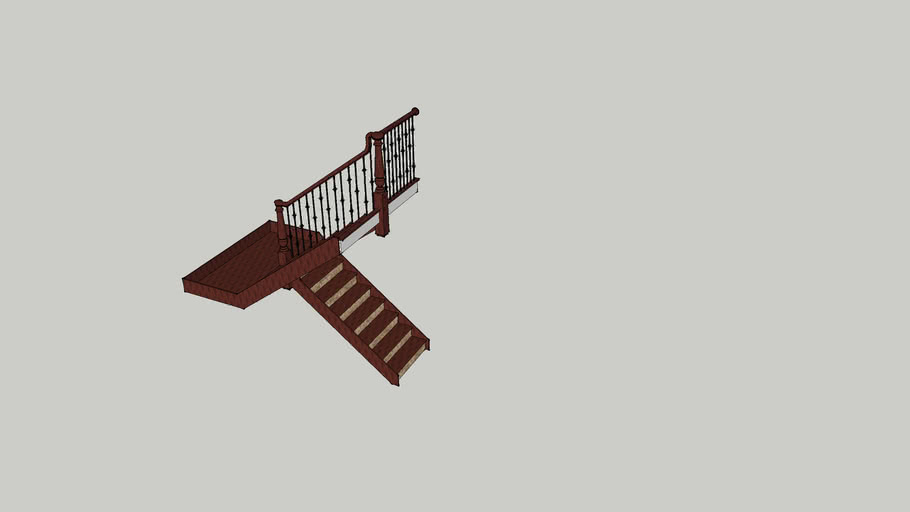 switch back stairs | 3D Warehouse