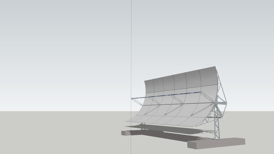 Parabolic Trough Solar Collector | 3D Warehouse