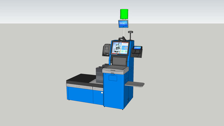 Walmart Self Checkout | 3D Warehouse