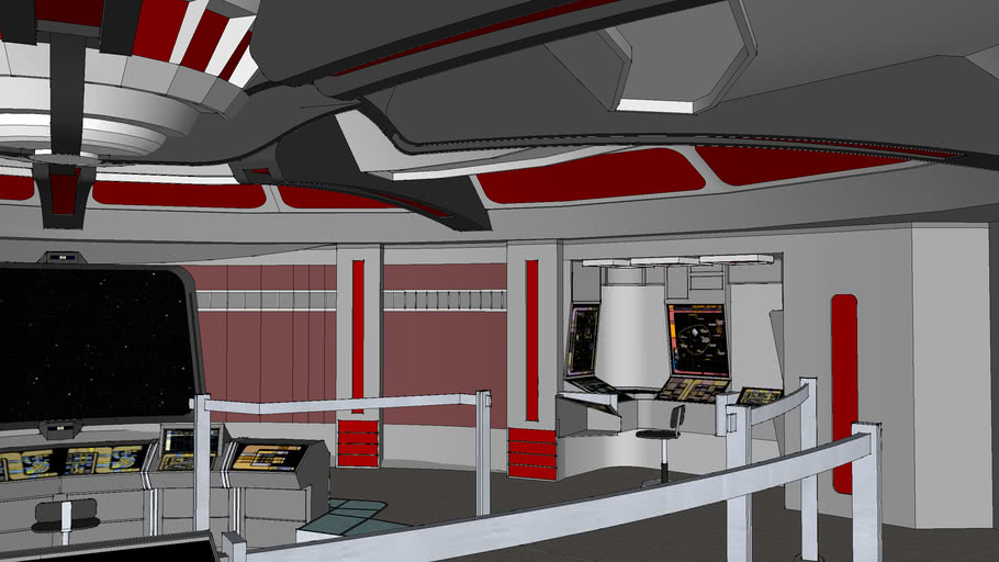 Voyager Bridge Red Alert | 3D Warehouse