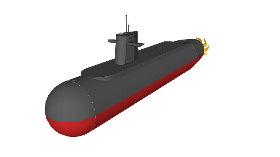 Triomphant Class Nuclear Submarine | 3D Warehouse
