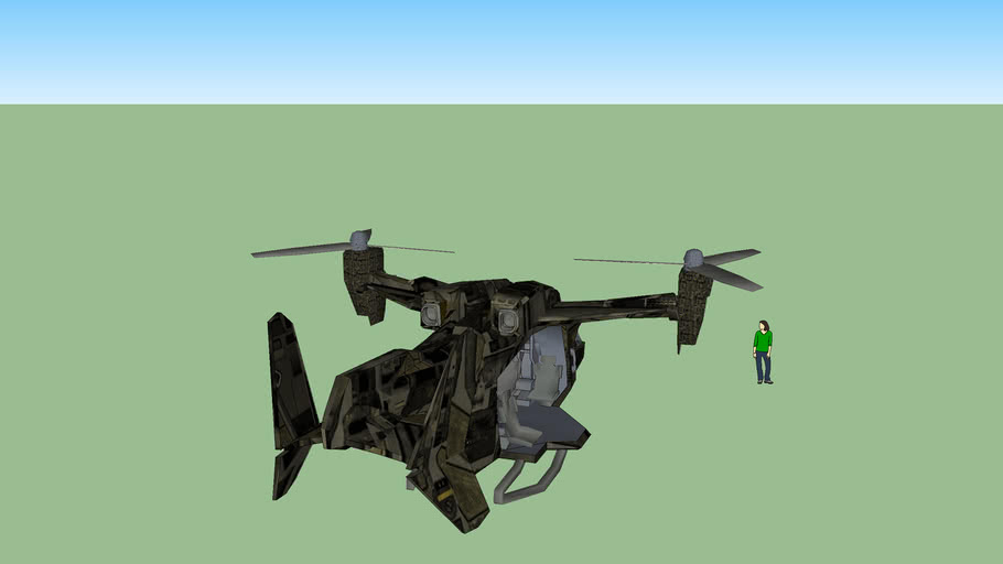 Halo: Reach Falcon VTOL Updated | 3D Warehouse