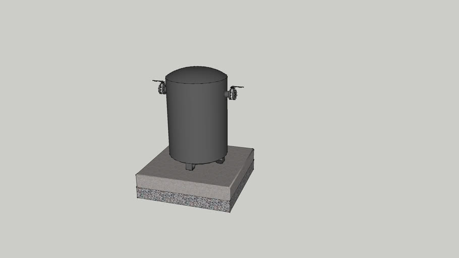 Chilled Water Buffer Tank | 3D Warehouse