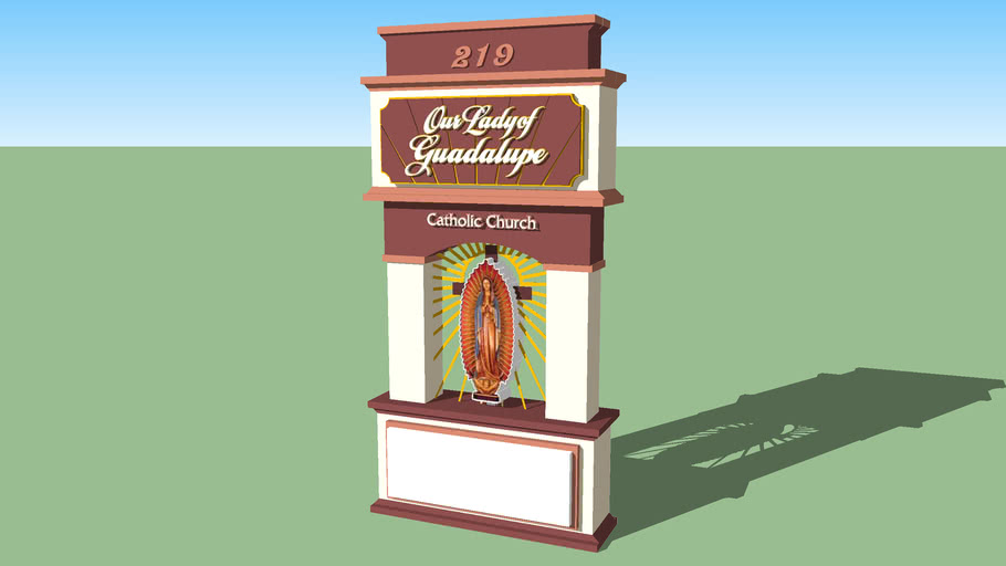 TRADITIONAL PYLON SIGN DESIGN | 3D Warehouse
