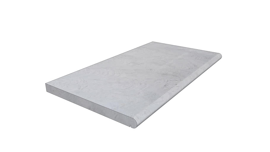 Heath Sandstone Sawn Step 900 x 500 x 40mm Bullnose Edge with Drip ...