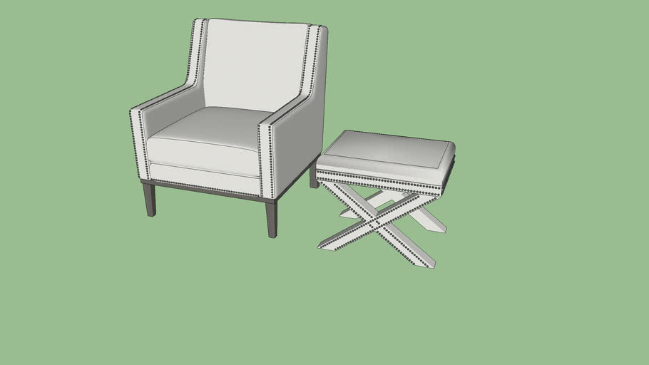 Nightingale Vanity Stool | 3D Warehouse