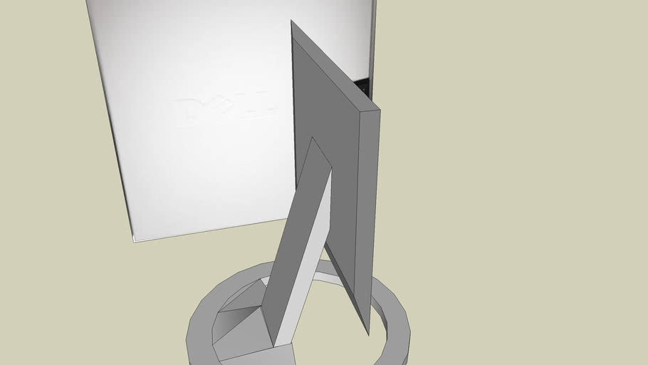 dell dimension 9200 with dell ultrasharp monitor | 3D Warehouse