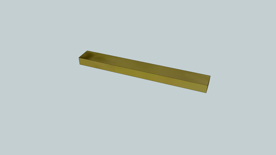 1 in. x 2 in. Furring Strip | 3D Warehouse