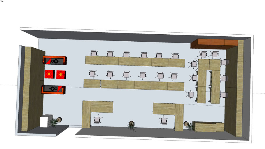 Office layout | 3D Warehouse