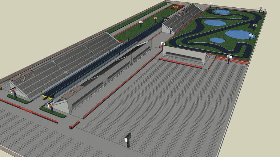 race track | 3D Warehouse