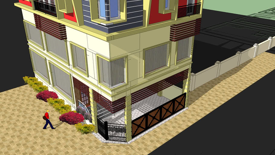 Indian Commercial Complex 1 | 3D Warehouse