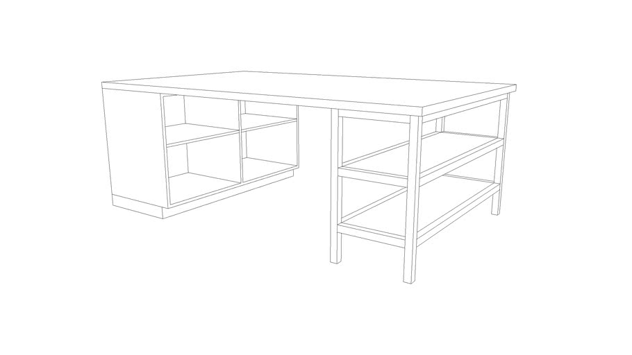 MODULAR DESK | 3D Warehouse
