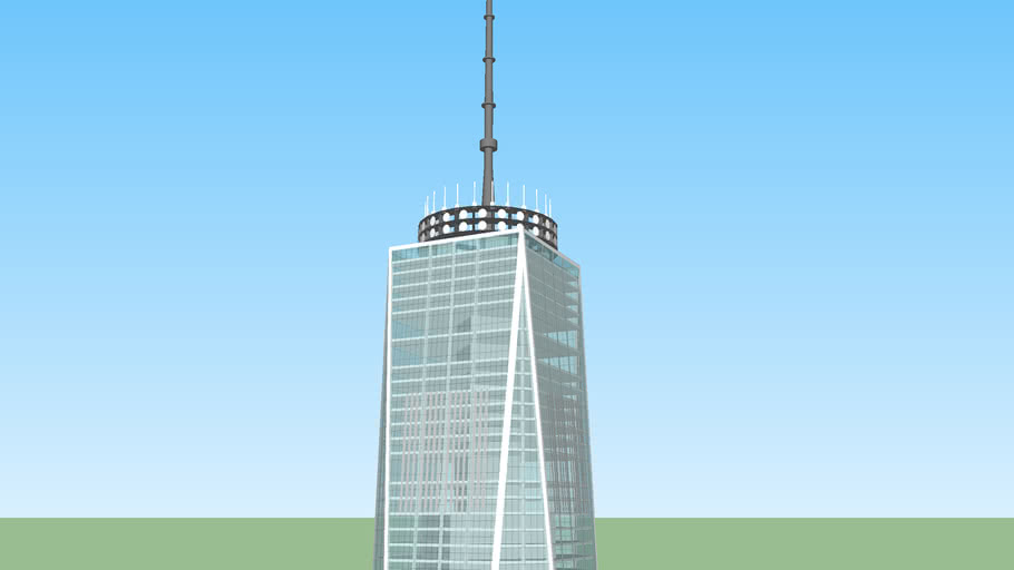 One World Trade Center (Freedom Tower),very detailed model with ...