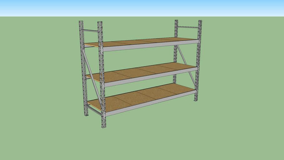 Heavy Duty Steel Racking | 3D Warehouse