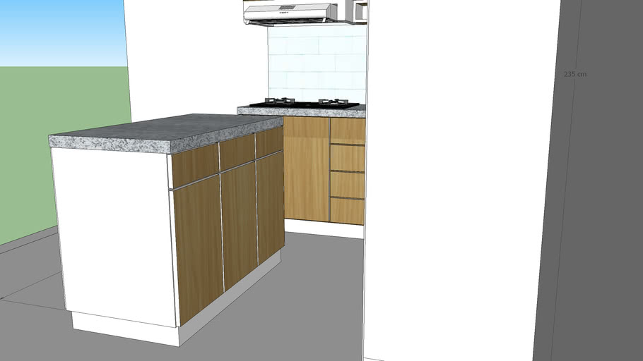 Kitchen Set Island Table | 3D Warehouse