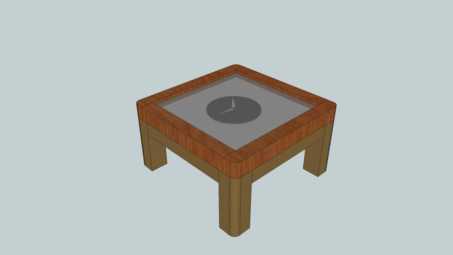 Clock table | 3D Warehouse