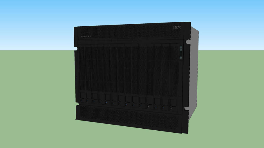 IBM BladeCenter 8852-4TG blade server | 3D Warehouse