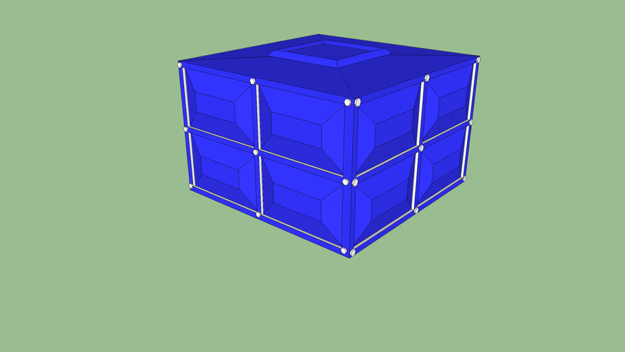 fiber tank water tank 6ftx4ft x6ft | 3D Warehouse