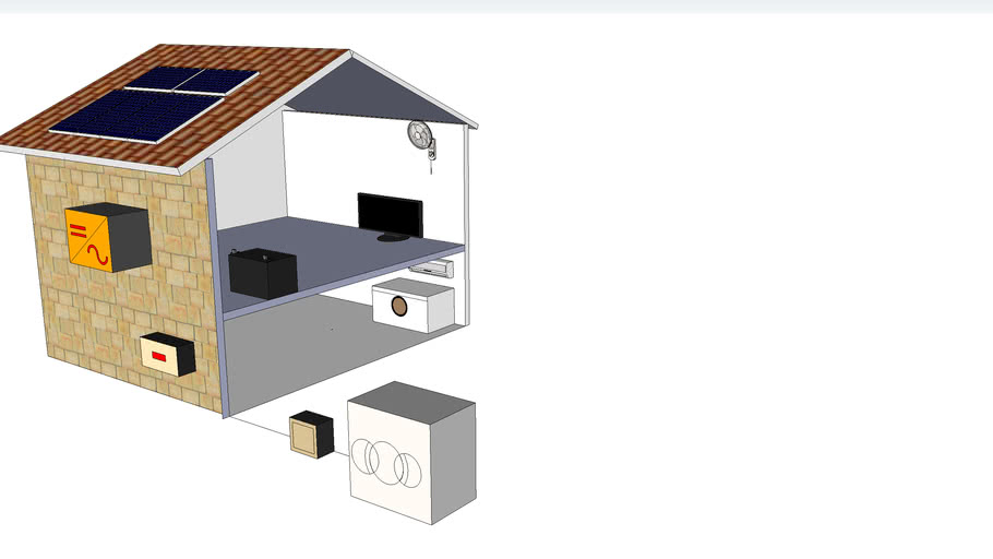 Grid Interactive Solar Power Systems | 3D Warehouse