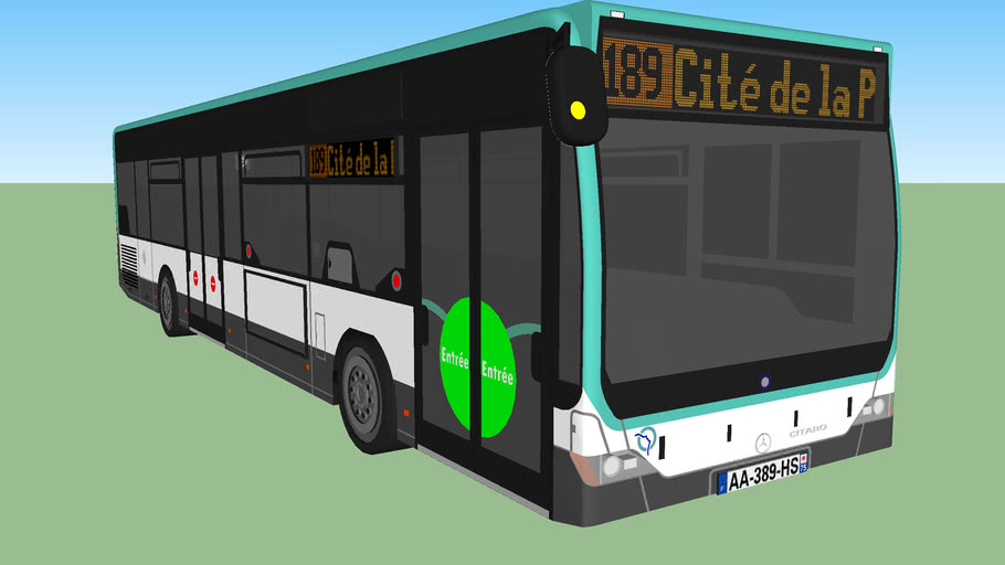 Mercedes CITARO II RATP | 3D Warehouse