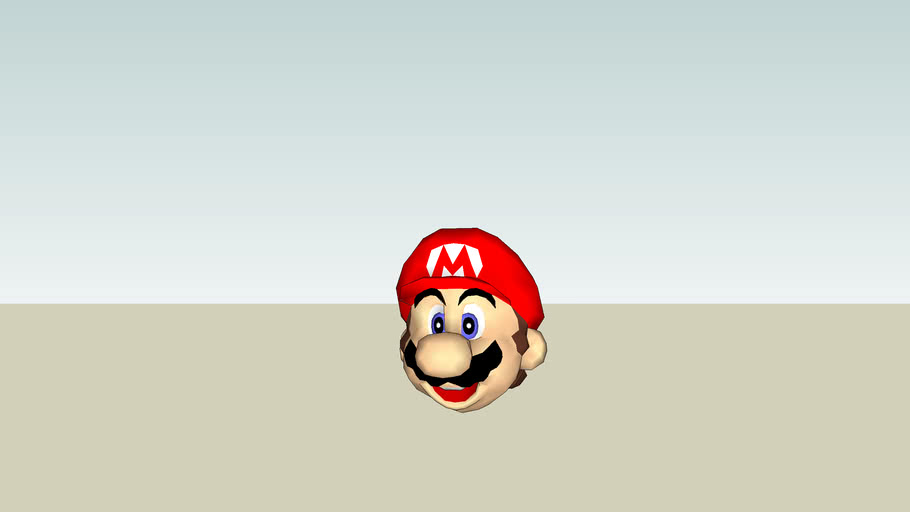 Mario Head | 3D Warehouse