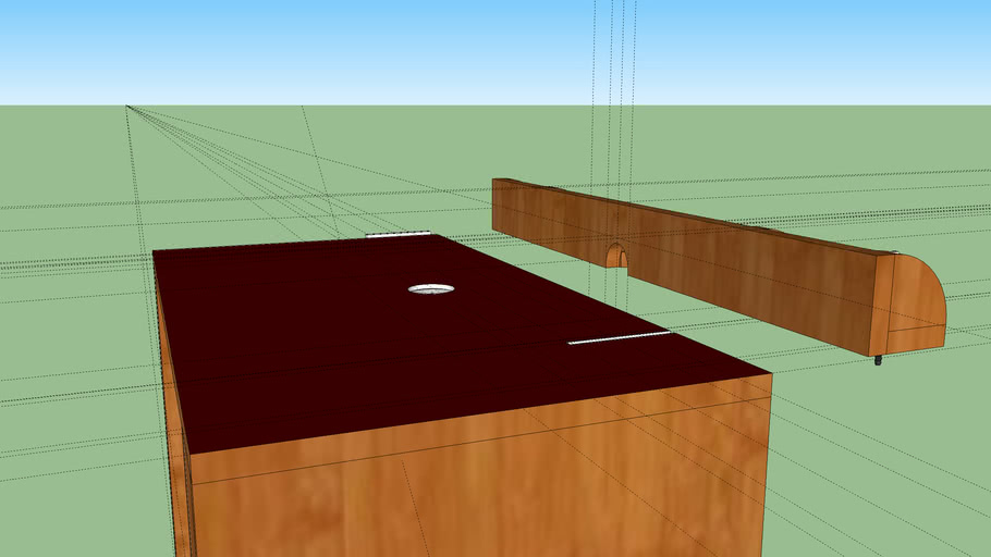 diy festool OF1010 router table with hydraulic jack | 3D Warehouse