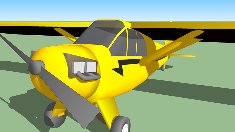 Piper j3 cub | 3D Warehouse