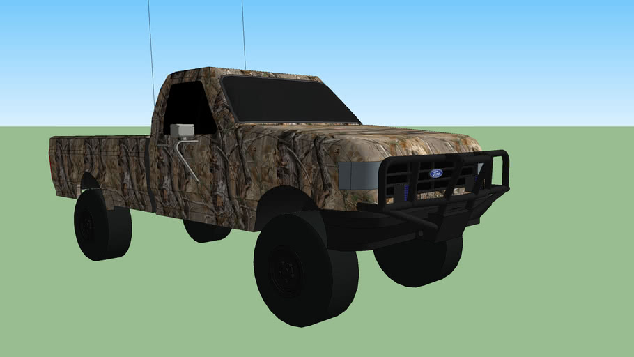 1990 Ford F150 Hunting Truck | 3D Warehouse