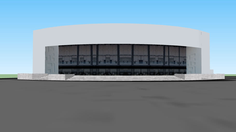 Modelo 1a Auditorio del Complejo Cultural Universitario BUAP CCU | 3D ...