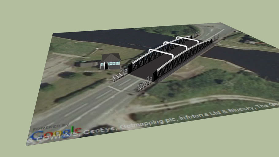 Sutton Weaver Swing Bridge | 3D Warehouse