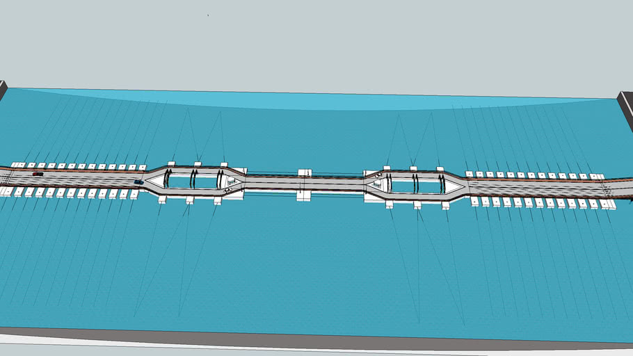 FLOATING BRIDGE | 3D Warehouse