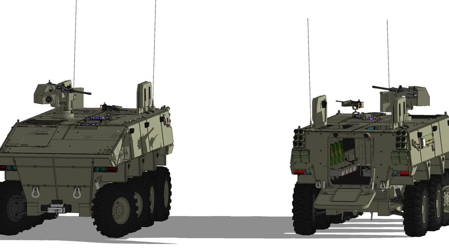 VBCI NEXTER 8X8 CAL.15 MM | 3D Warehouse