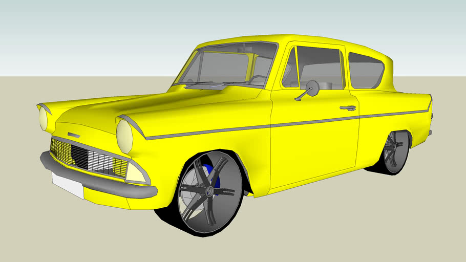 Finished Ford Anglia | 3D Warehouse