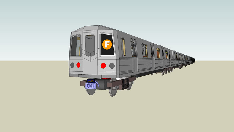 MTA NYC Subway R46 F Train | 3D Warehouse