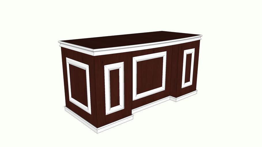 meja kerja | 3D Warehouse