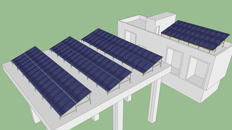 gas station / solar panels | 3D Warehouse