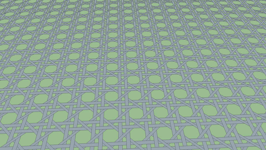 2D Cane Weave 21' | 3D Warehouse