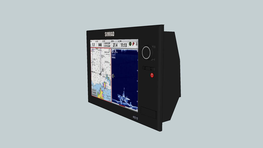 SIMRAD NSS12 MFD/Chartplotter | 3D Warehouse