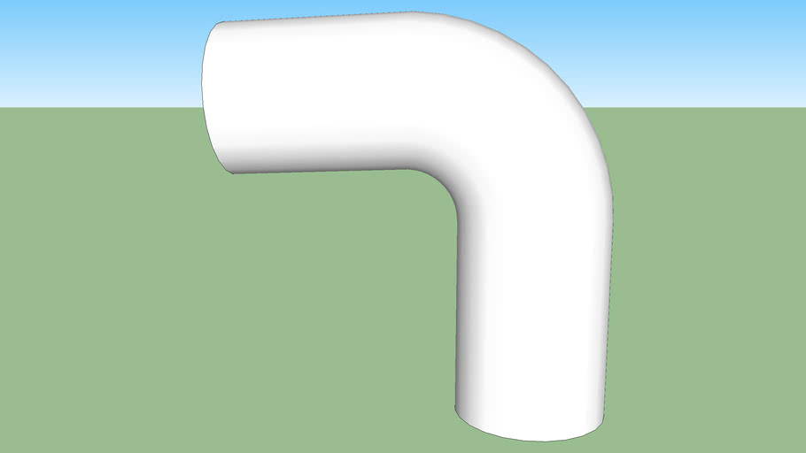 corner pipe unpainted | 3D Warehouse