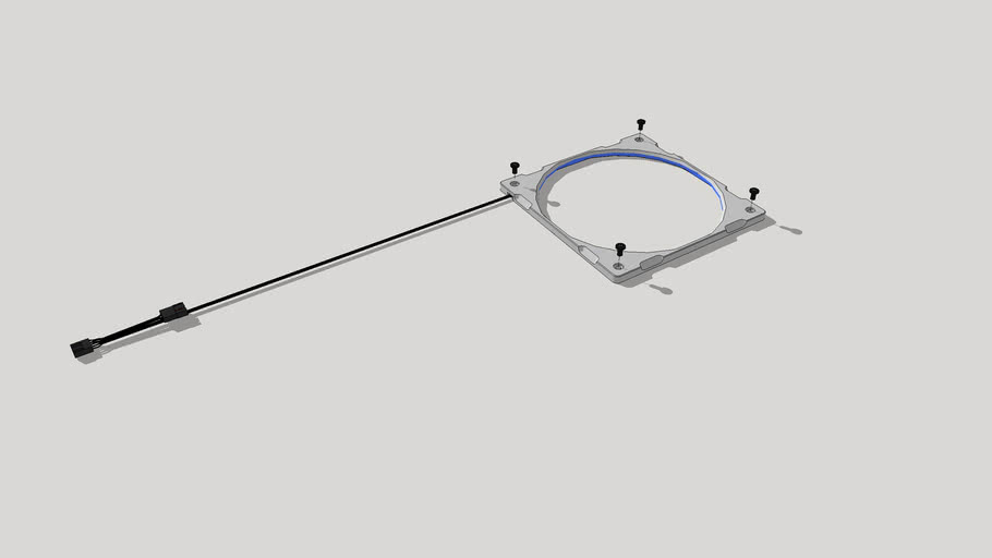 PHANTEKS HALOS LUX RGB FAN 140 mm FRAMES by NiMo | 3D Warehouse