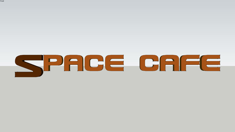 Logo Space cafe | 3D Warehouse