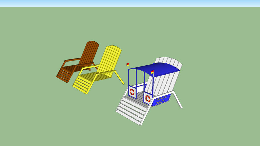 CHAIR FOR BEACH | 3D Warehouse
